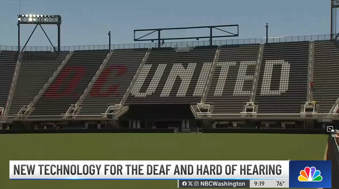 DC United pilots new technology for fans who are deaf or hard of ...